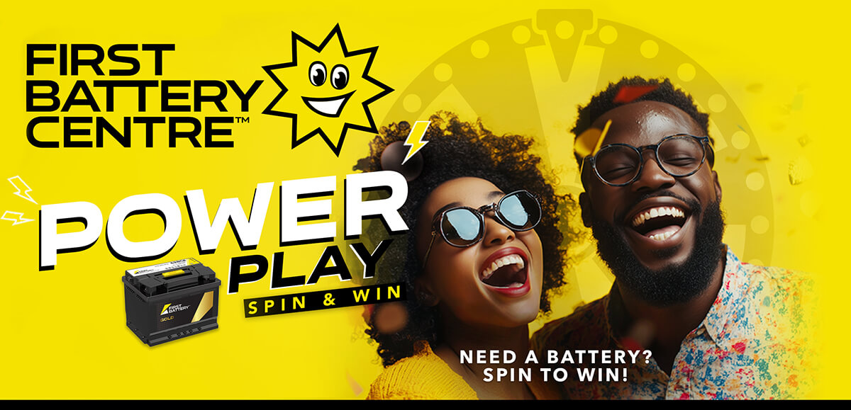 Spin & Win - First Battery Centre | South Africa’s Battery Specialists